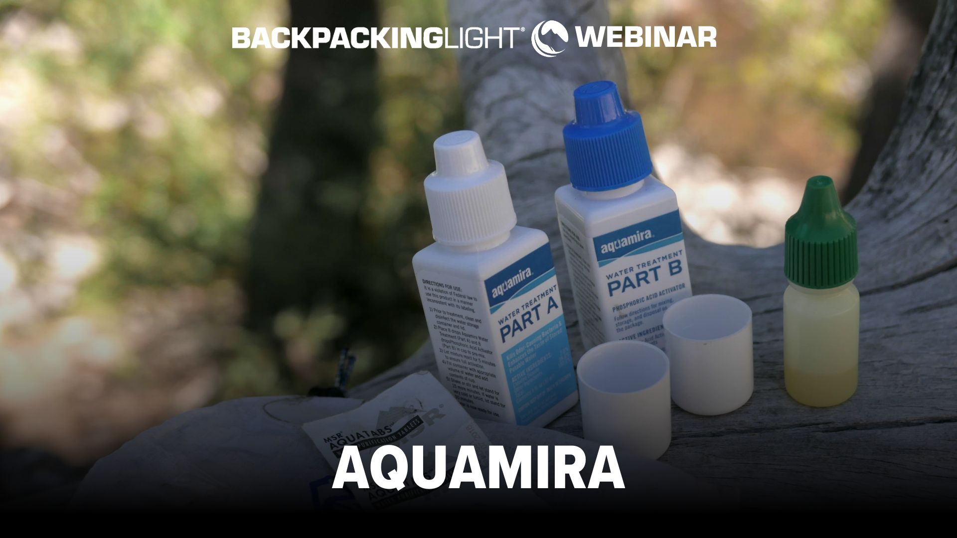 Aquamira - Backpacking Light